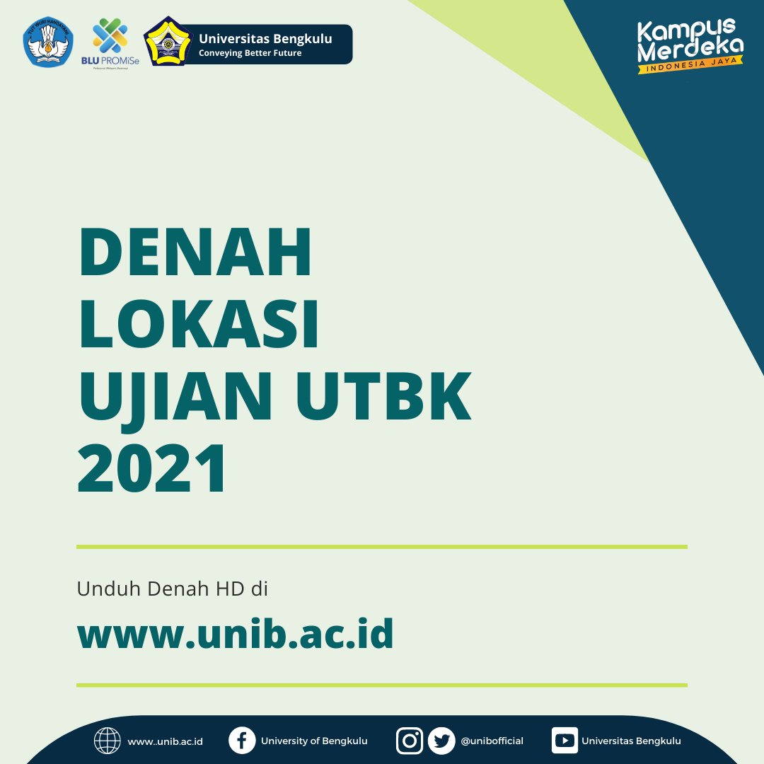 Denah Lokasi Ujian UTBK 2021 | UNIVERSITAS BENGKULU Denah Lokasi Ujian UTBK 2021 | UNIVERSITAS BENGKULU