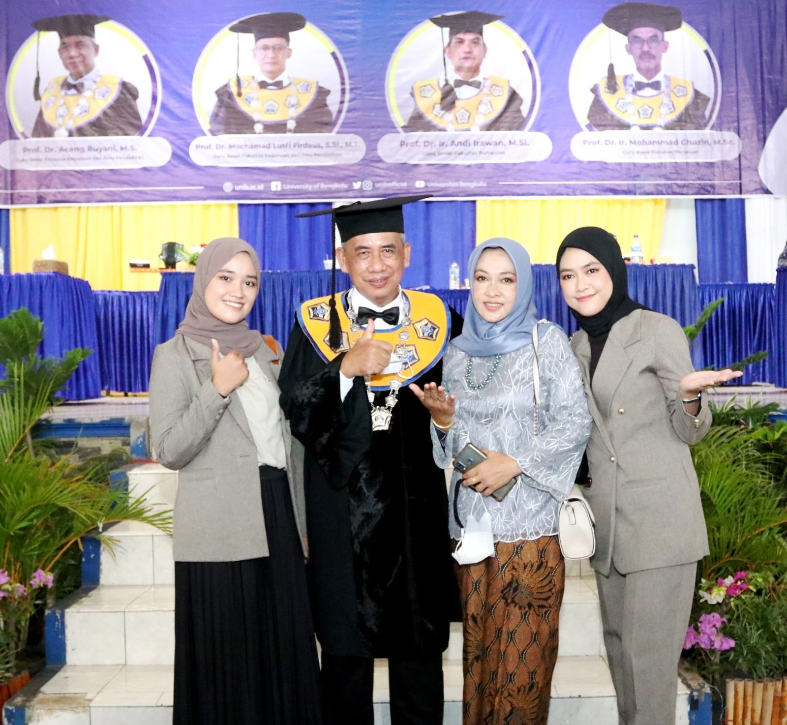 UNIB Tambah 4 Guru Besar Bidang Pendidikan dan Pertanian | UNIVERSITAS ...