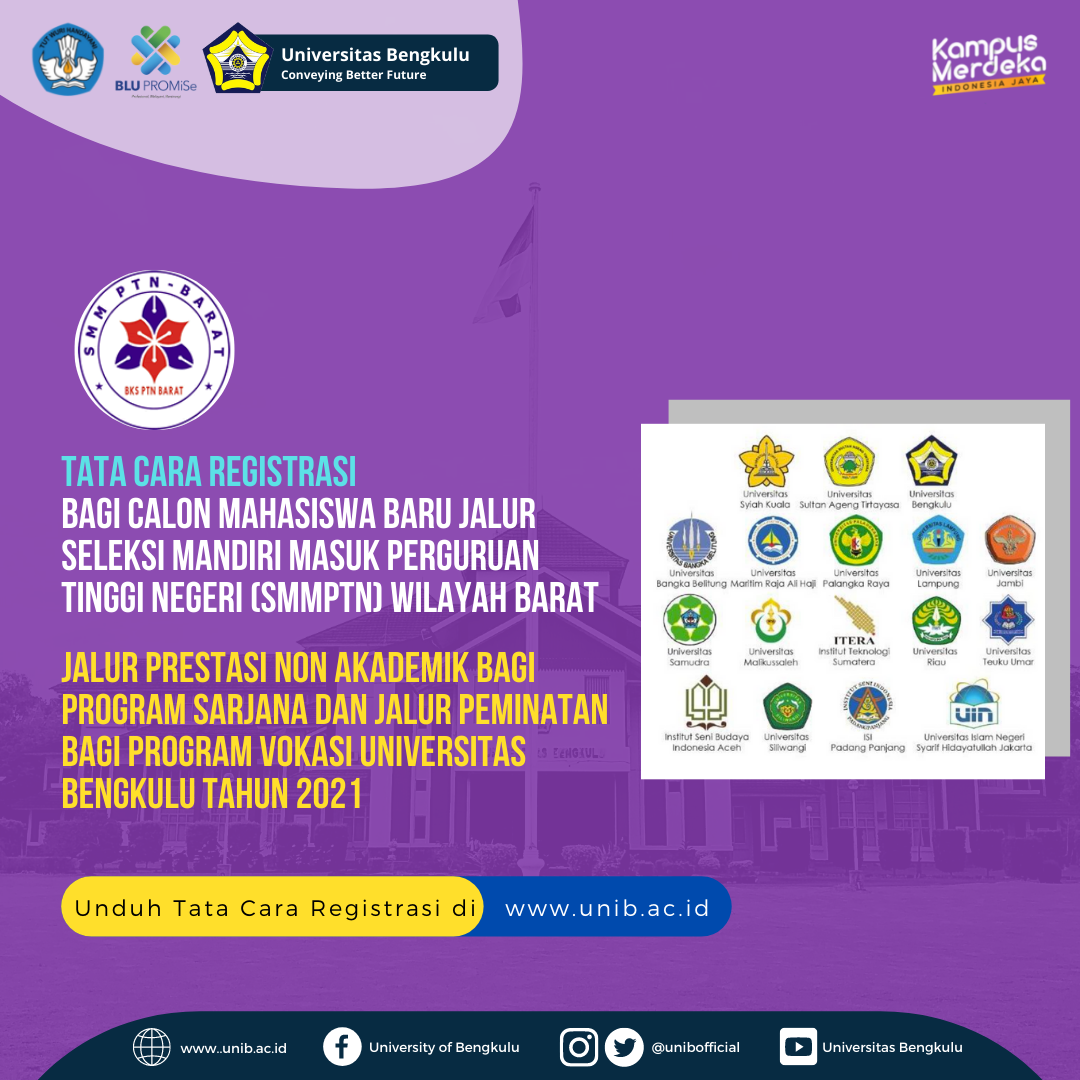 TATA CARA REGISTRASI BAGI CALON MAHASISWA BARU JALUR SELEKSI MANDIRI MASUK PERGURUAN TINGGI ...