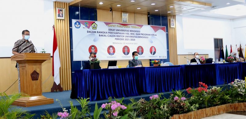 5 Bakal Calon Rektor UNIB 2021-2025 Paparkan Visi Misi dan Program ...