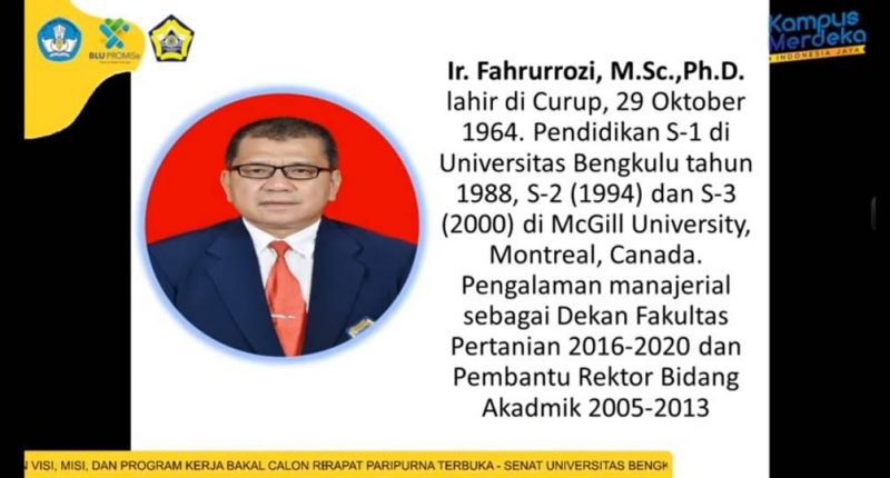 Senat UNIB Tetapkan 3 Calon Rektor 2021-2025 | UNIVERSITAS BENGKULU