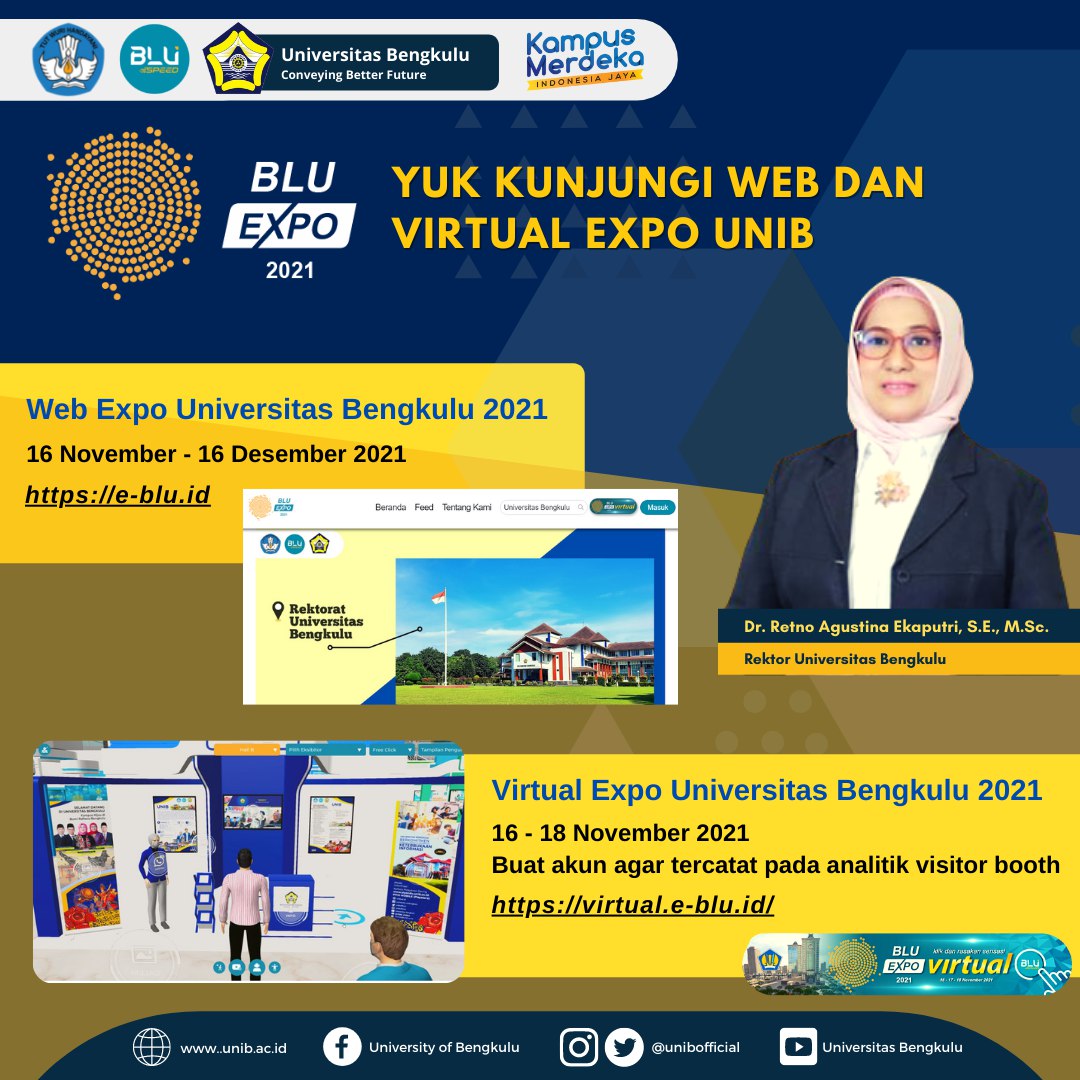 Ayo, Kunjungi Web dan Virtual Expo Unib! | UNIVERSITAS BENGKULU