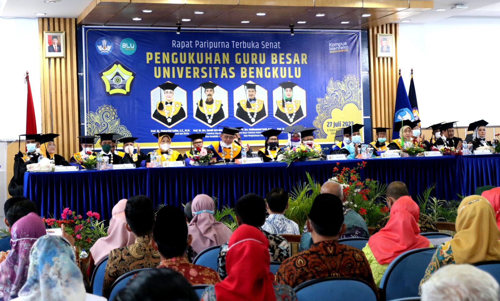 UNIB Tambah 4 Profesor | UNIVERSITAS BENGKULU