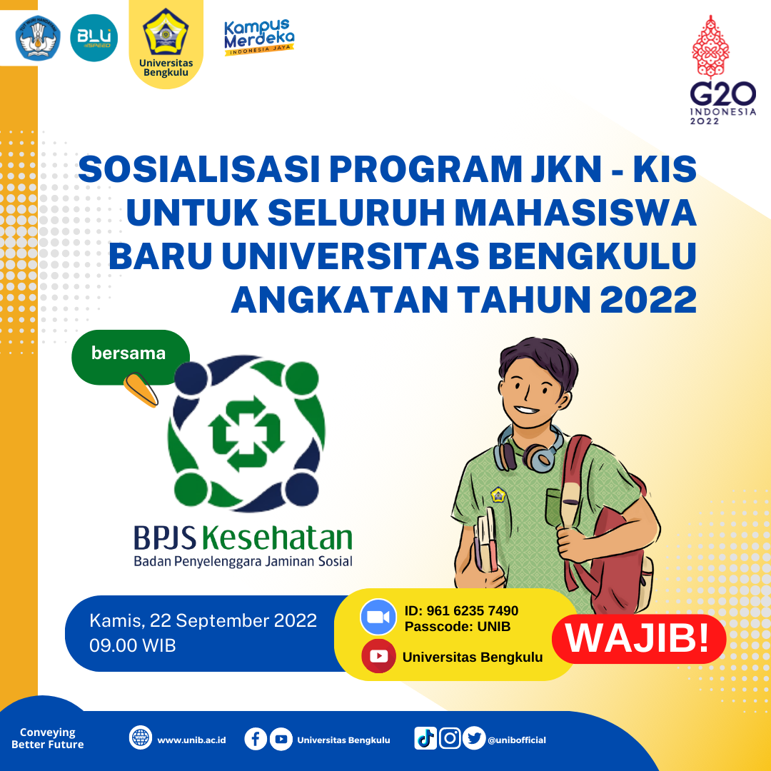 SOSIALISASI PROGRAM JKN - KIS UNTUK SELURUH MAHASISWA BARU UNIVERSITAS ...
