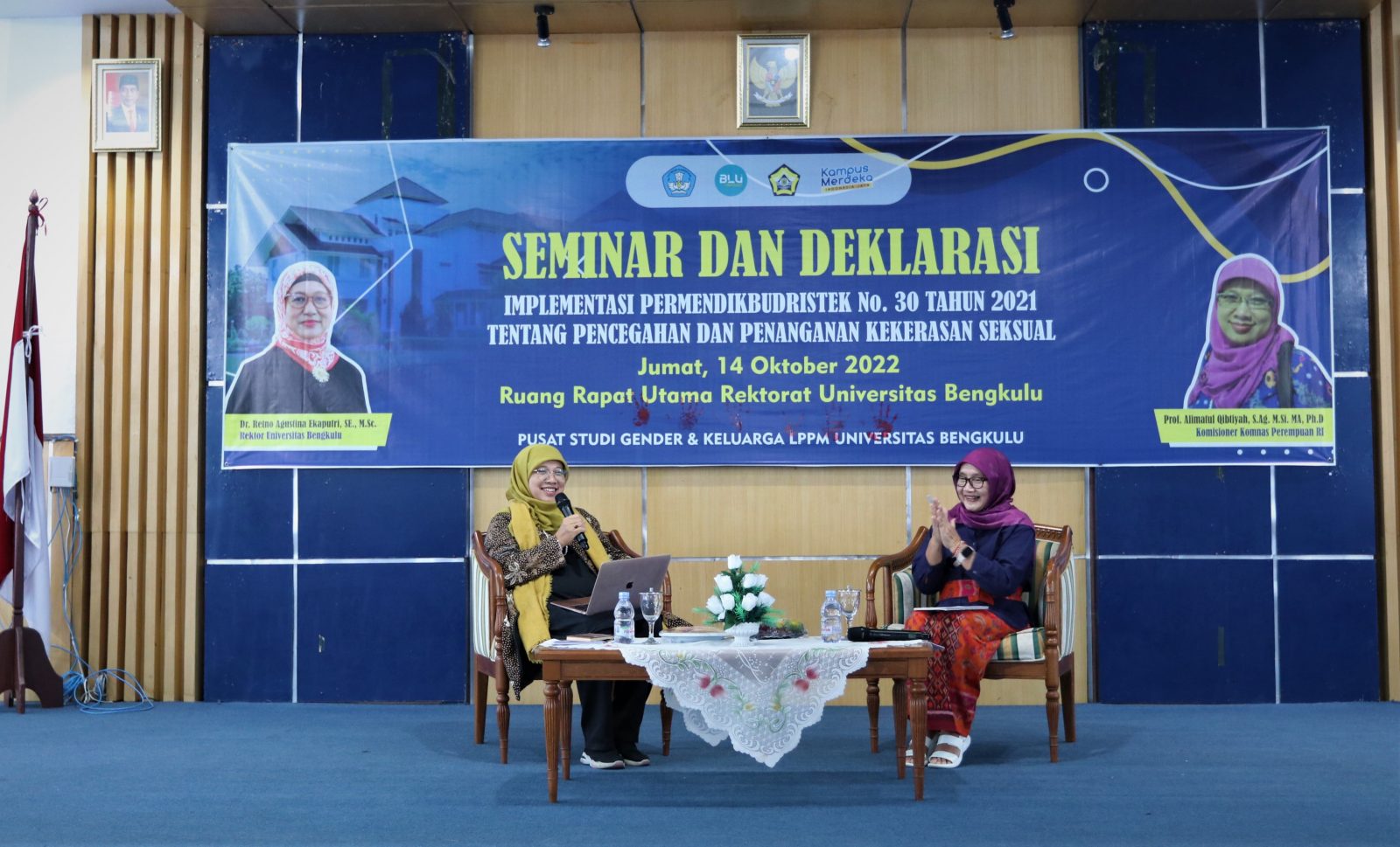 Deklarasi UNIB Kampus Aman dan Bebas dari Kekerasan Seksual | UNIVERSITAS BENGKULU