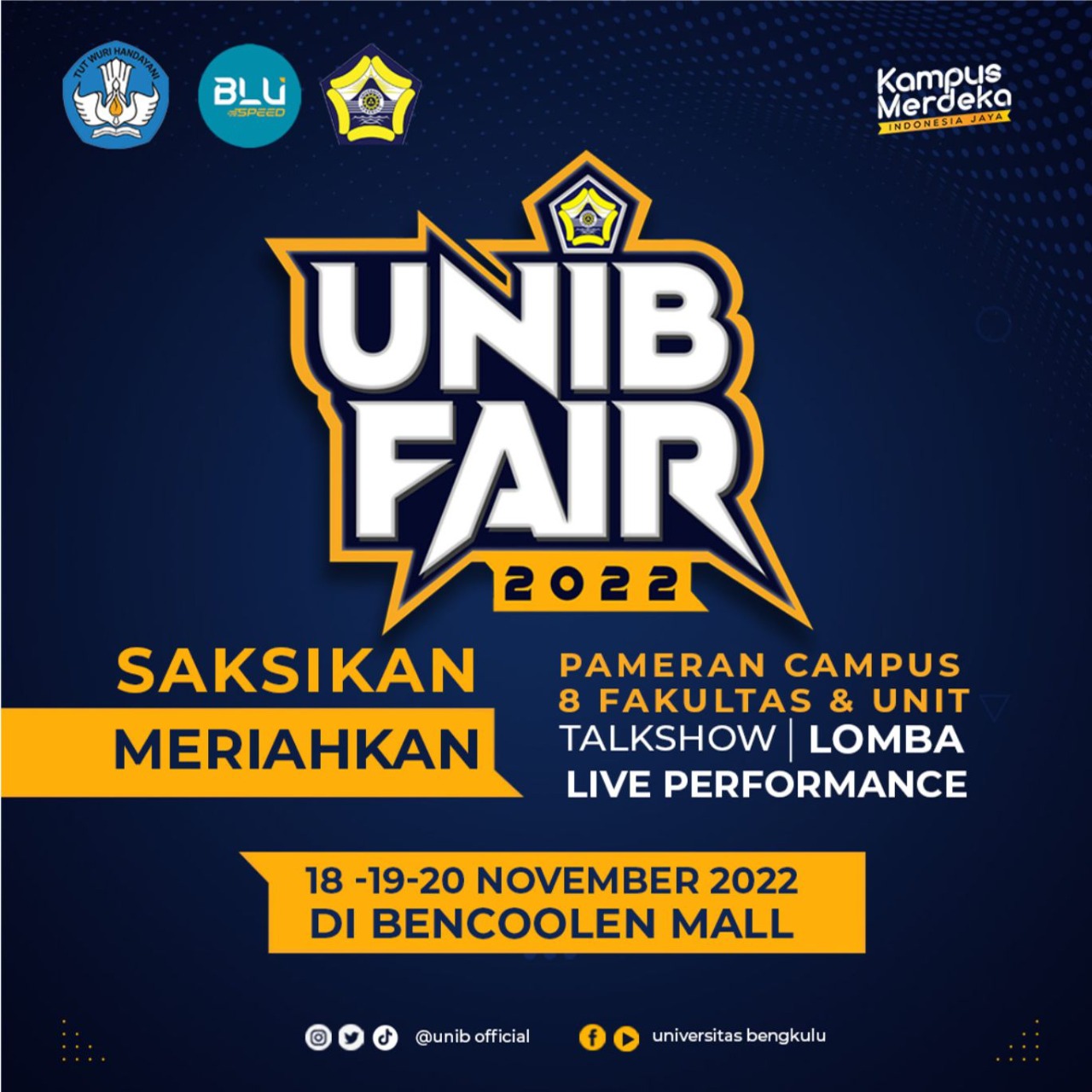 UNIB FAIR 2022! | UNIVERSITAS BENGKULU