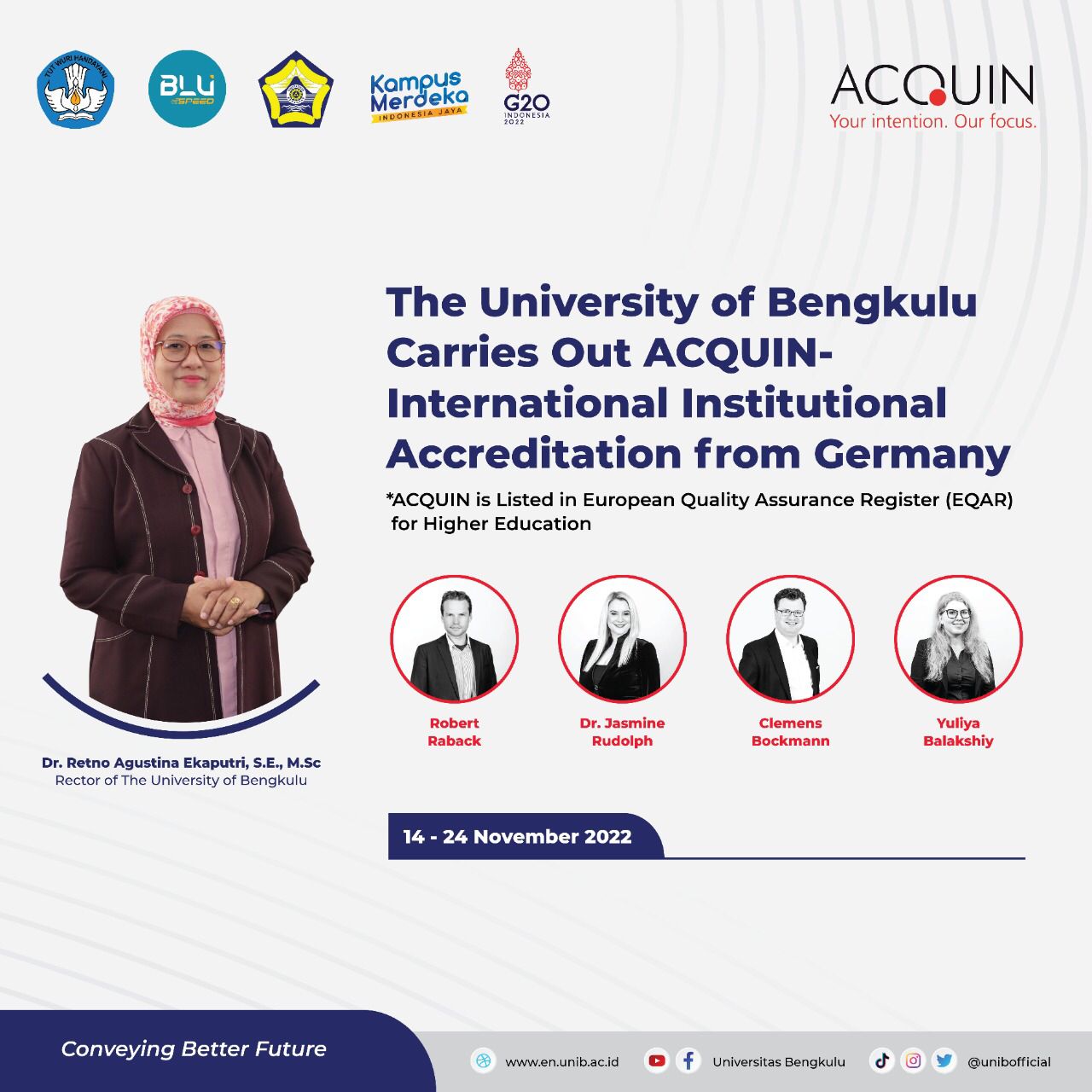 The University of Bengkulu Carries Out ACQUIN-International Institutional Accreditation from ...