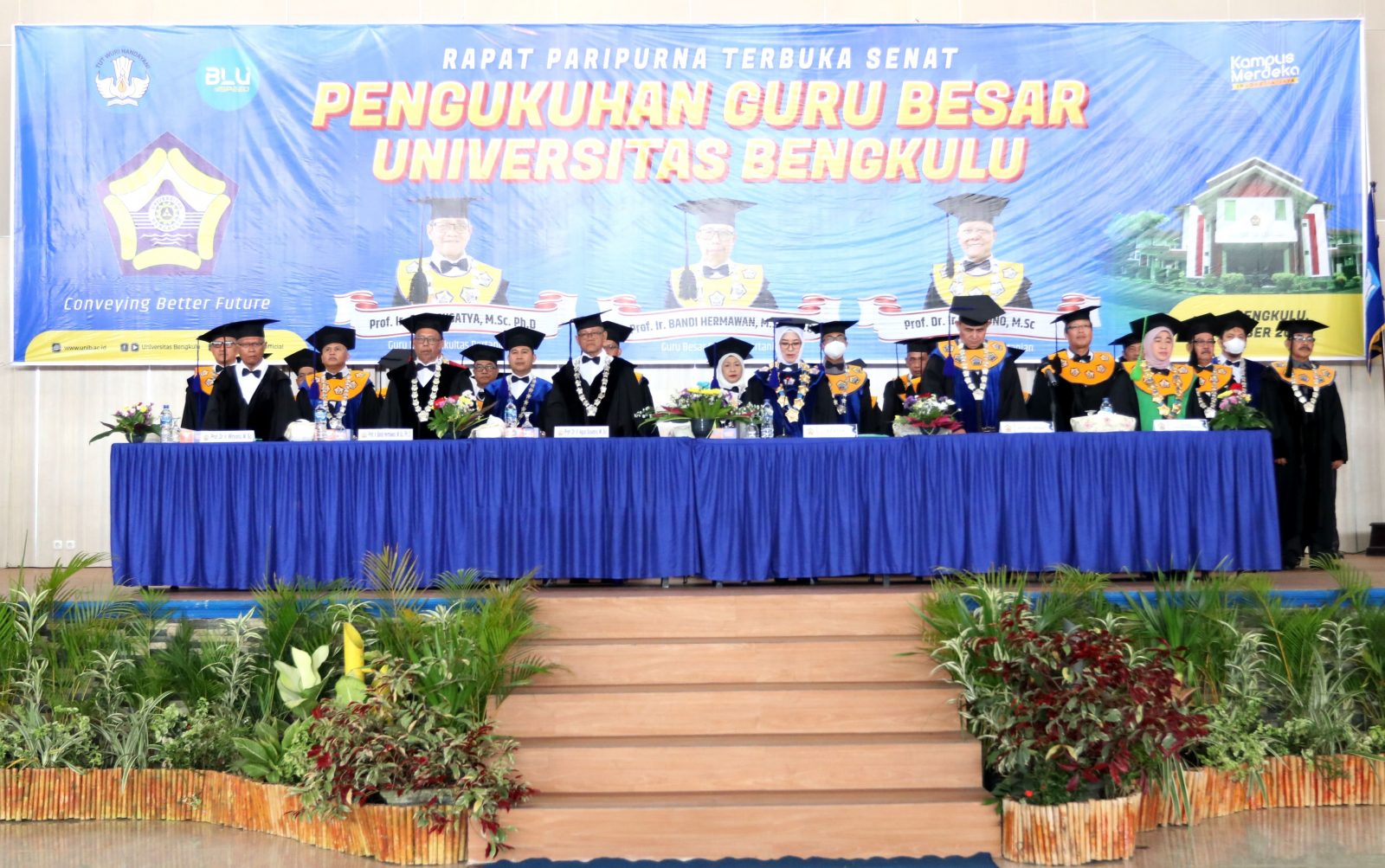 Jelang Akhir Tahun, UNIB Tambah 3 Guru Besar | UNIVERSITAS BENGKULU