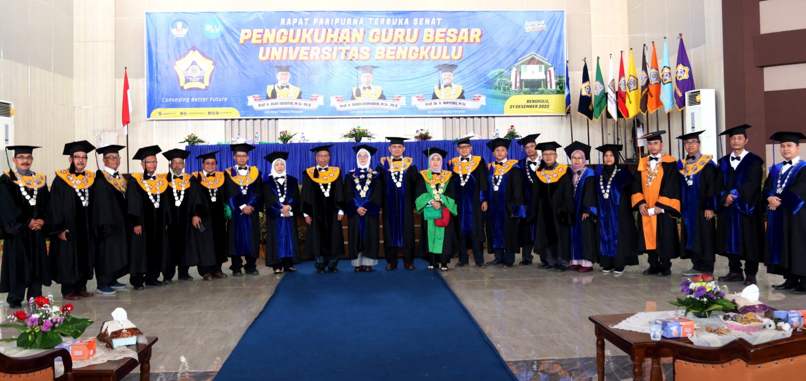Jelang Akhir Tahun, UNIB Tambah 3 Guru Besar | UNIVERSITAS BENGKULU