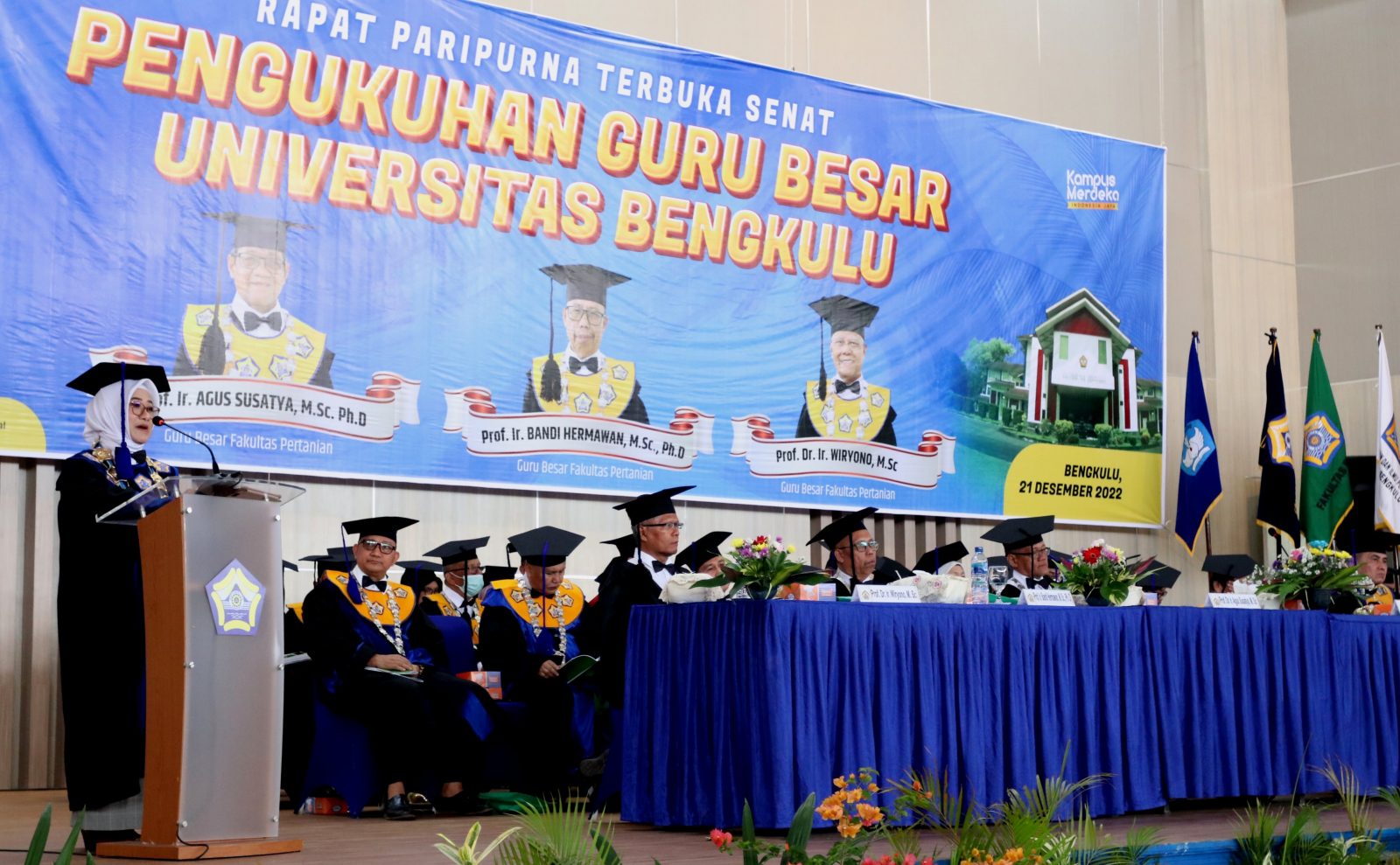 Jelang Akhir Tahun, UNIB Tambah 3 Guru Besar | UNIVERSITAS BENGKULU