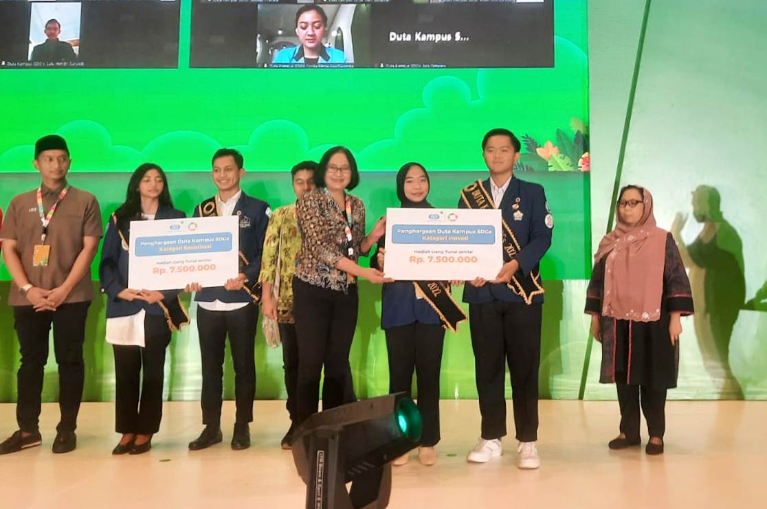 Mahasiswa UNIB Juara I Duta Kampus SDGs Kementerian PPN/Bappenas | UNIVERSITAS BENGKULU
