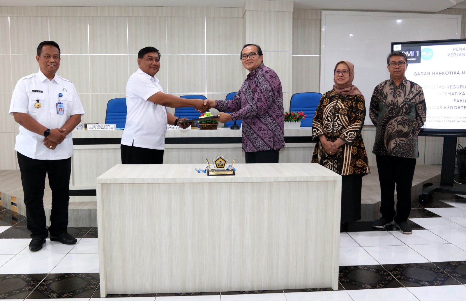 BNN Teken Perjanjian Kerjasama dengan UNIB Wujudkan Bengkulu BERSINAR | UNIVERSITAS BENGKULU