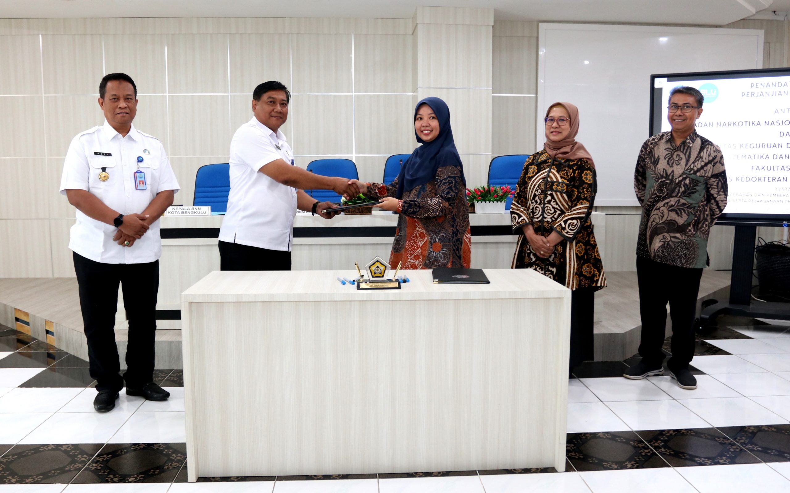 BNN Teken Perjanjian Kerjasama dengan UNIB Wujudkan Bengkulu BERSINAR | UNIVERSITAS BENGKULU