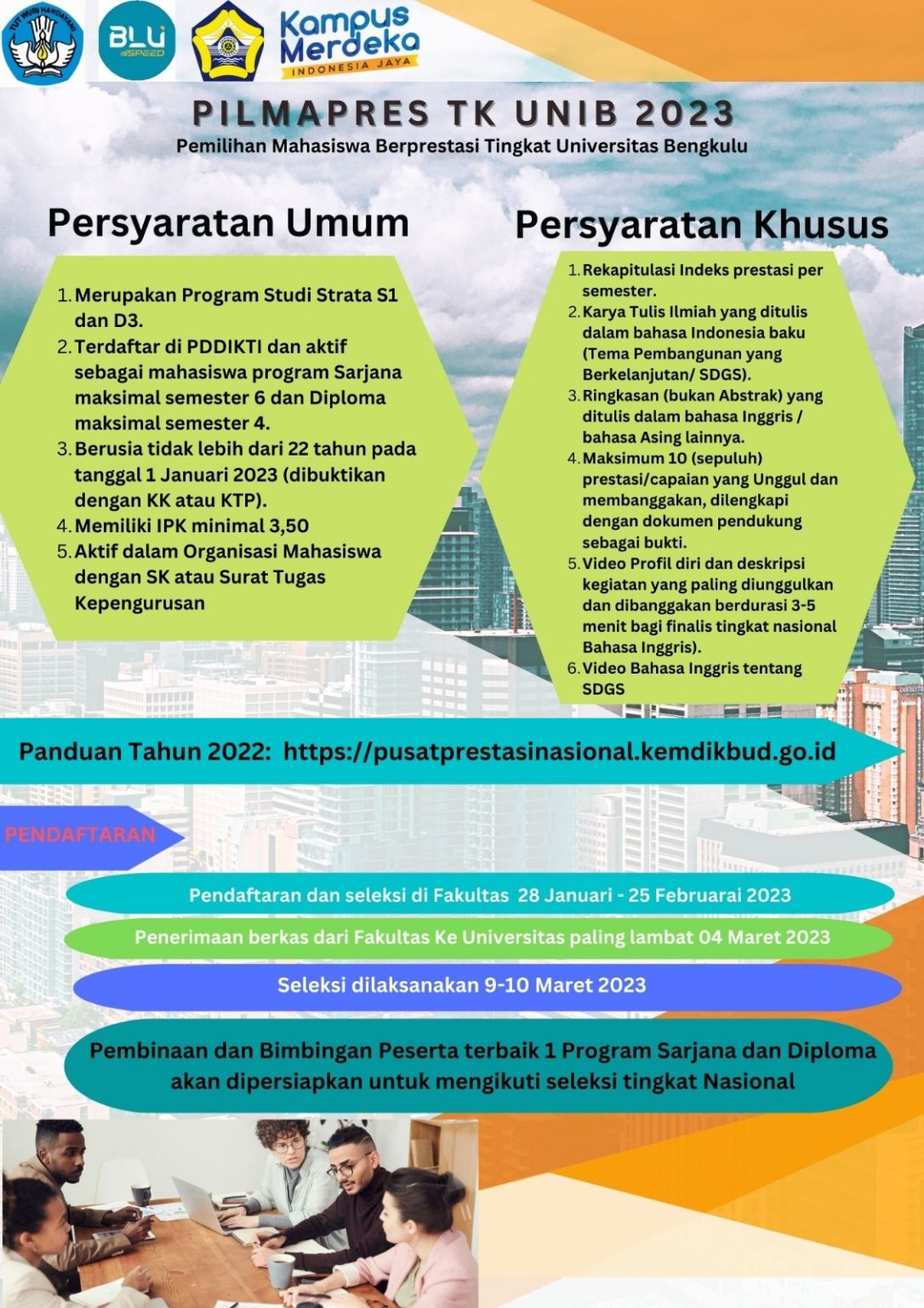 Pemilihan Mahasiswa Berprestasi (Pilmapres) Tingkat Universitas ...