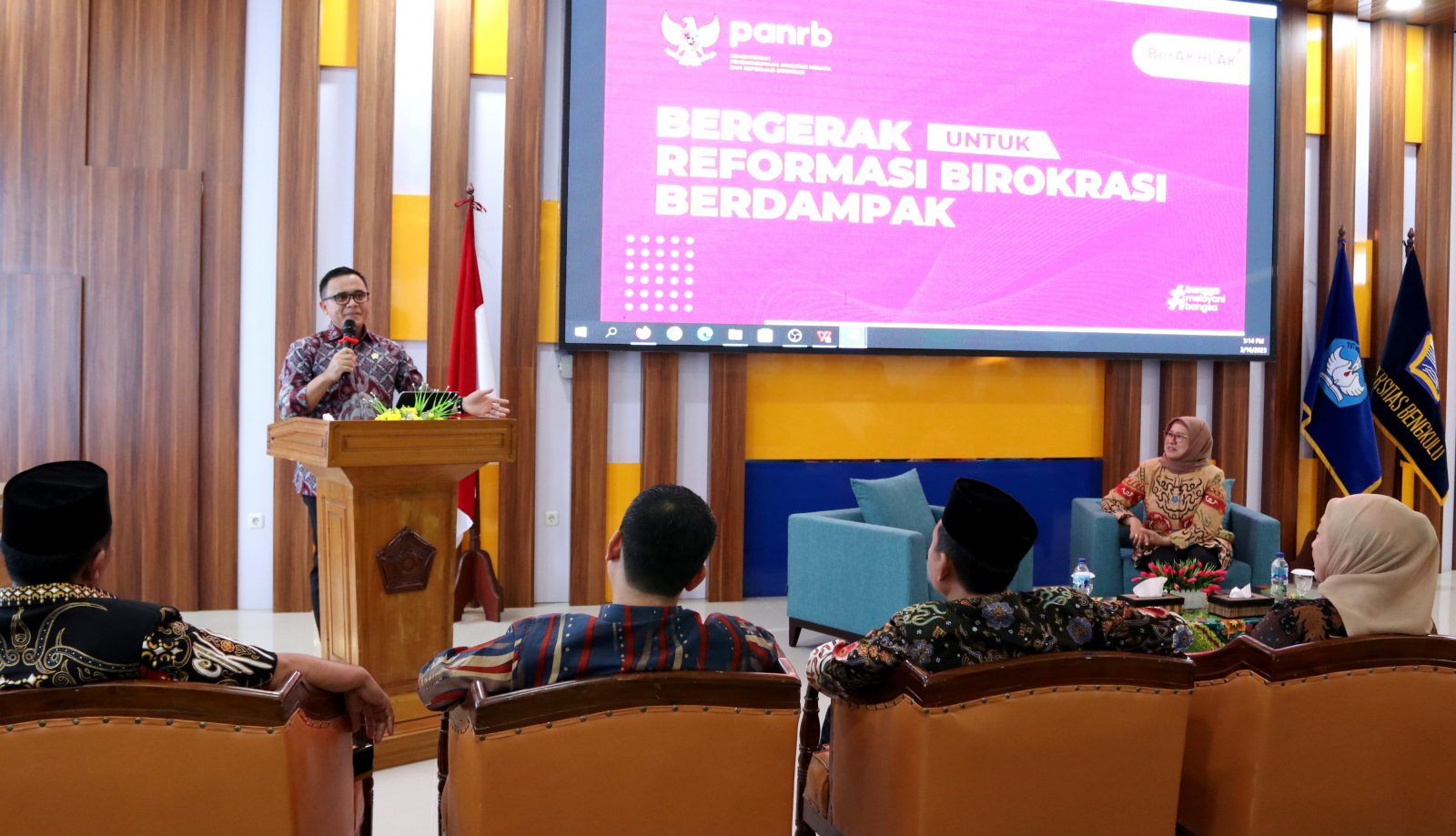 Menteri PAN-RB Ke UNIB : “Bergerak untuk Reformasi Birokrasi Berdampak ...
