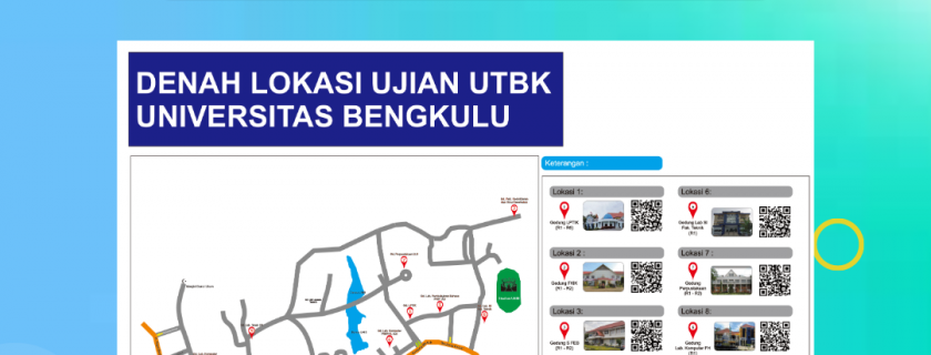 PETA LOKASI UTBK-SNBT DI UNIVERSITAS BENGKULU | UNIVERSITAS BENGKULU