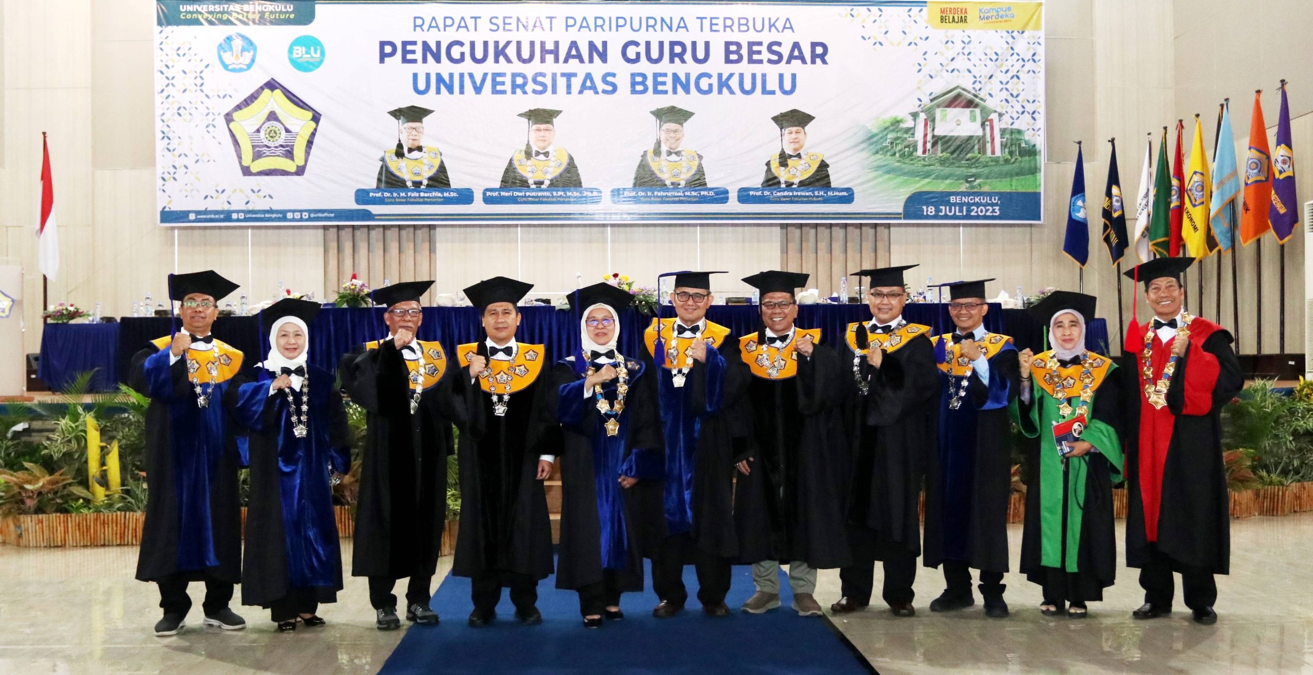 Pengukuhan 4 Guru Besar, Rektor : Komitmen untuk Keunggulan Akademik Berkelanjutan | UNIVERSITAS ...