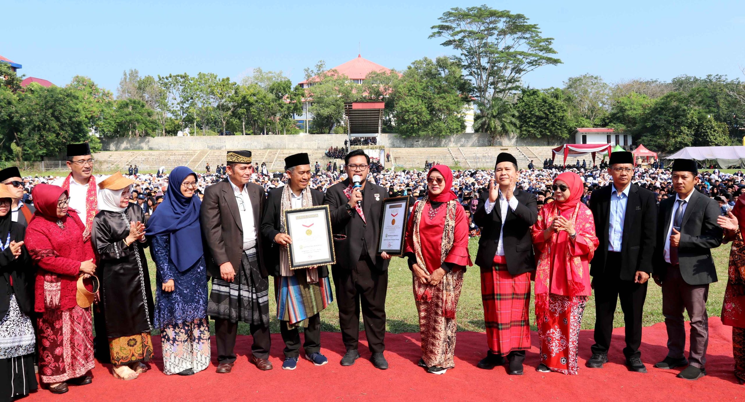 Lagi, PKK MABA UNIB Cetak 2 Rekor MURI | UNIVERSITAS BENGKULU