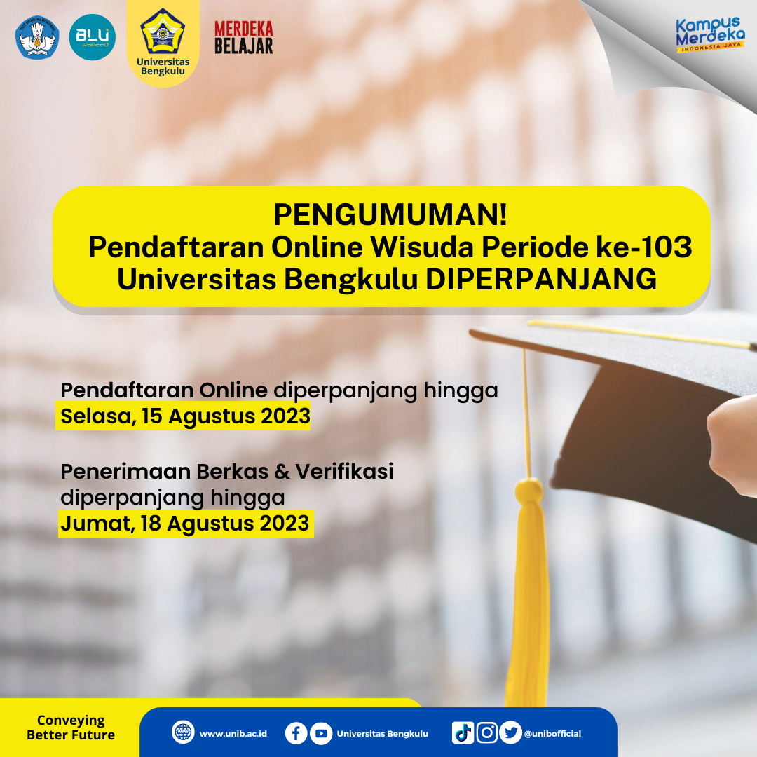 PENGUMUMAN! Pendaftaran Online Wisuda Periode ke-103 Universitas ... PENGUMUMAN! Pendaftaran Online Wisuda Periode ke-103 Universitas ...