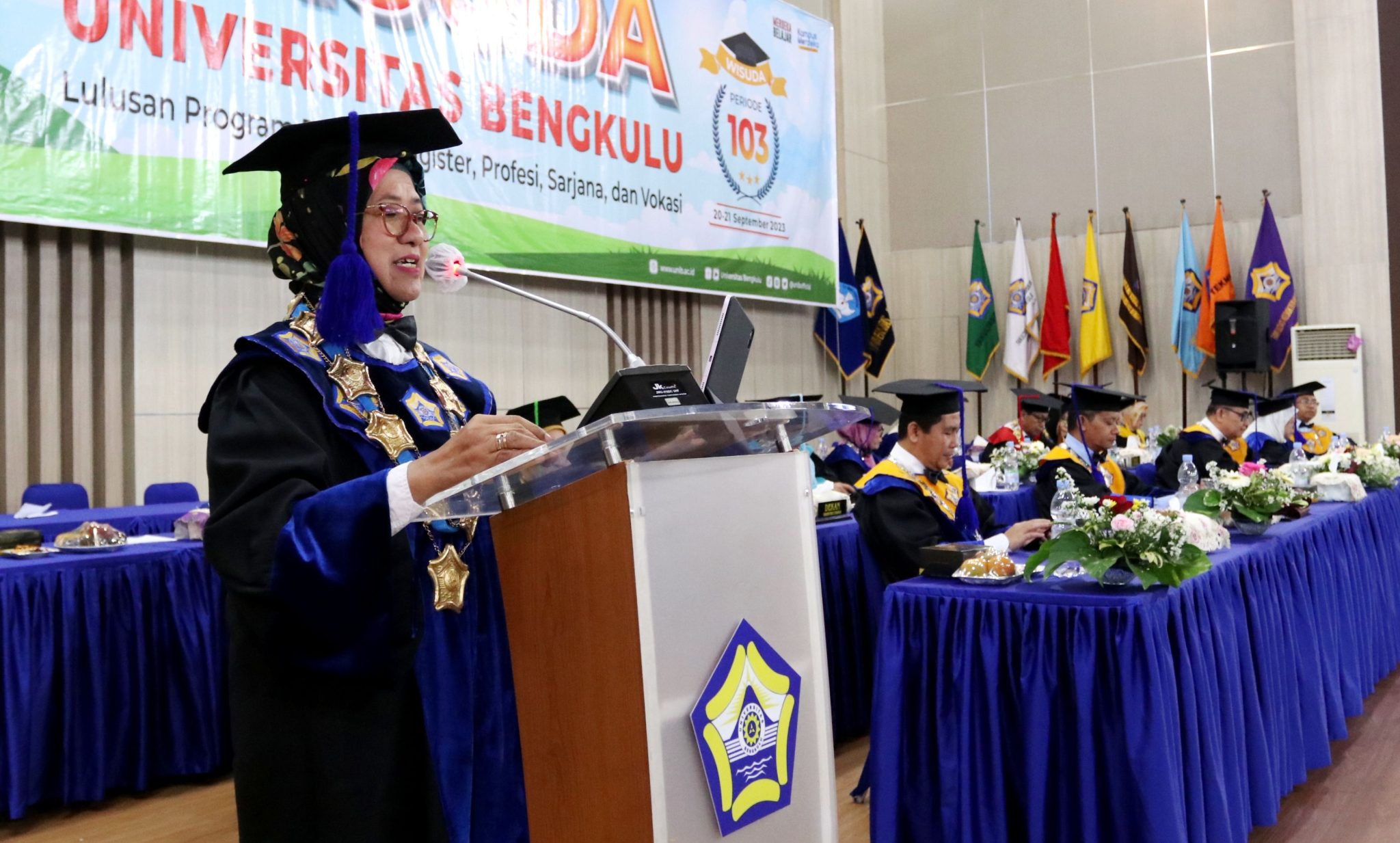 Wisuda Ke-103, UNIB Tambah 1.736 Lulusan | UNIVERSITAS BENGKULU