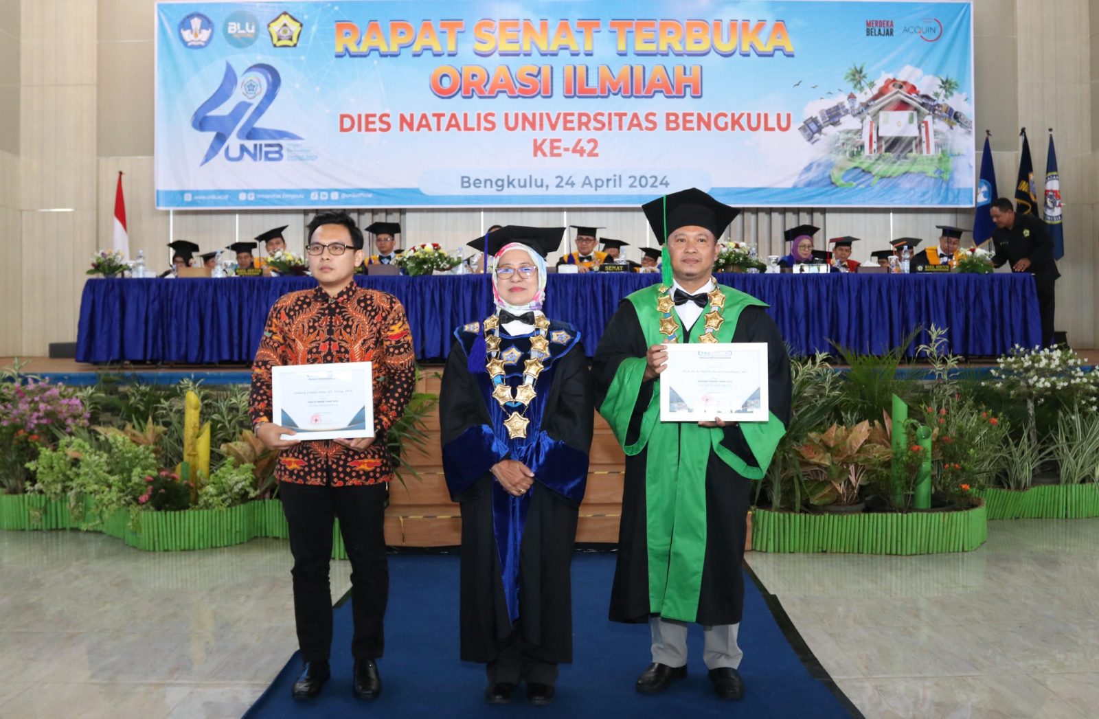 Ini Peraih Rektor Award 2024 pada Puncak Dies Natalis Unib Ke-42 ...