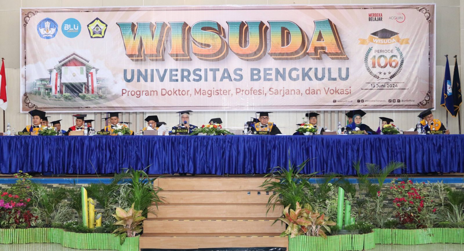 Wisuda Ke-106, Unib Tambah 959 Lulusan | UNIVERSITAS BENGKULU