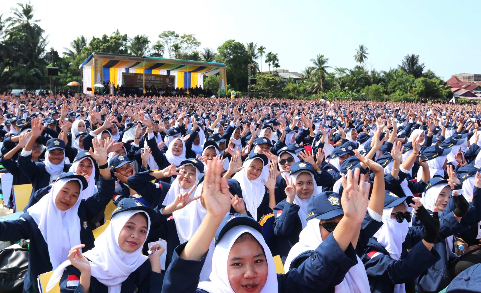 PKKMB Unib Cetak 2 Rekor MURI | UNIVERSITAS BENGKULU