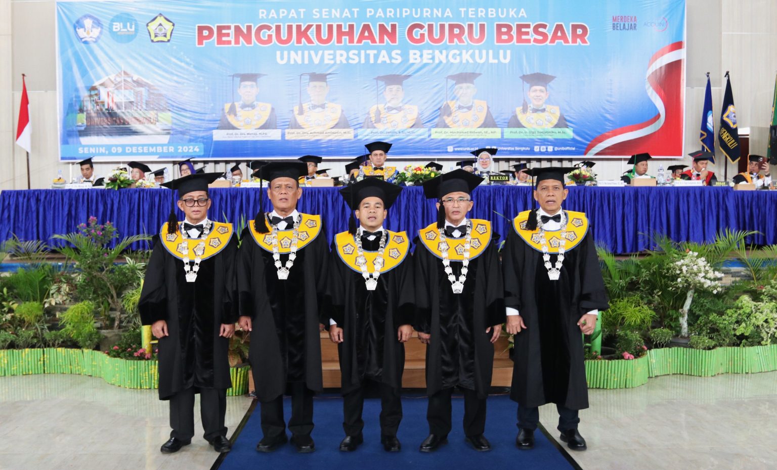 Unib Kukuhkan 5 Guru Besar Baru, Ini Profil Singkat dan Orasi Ilmiahnya ...