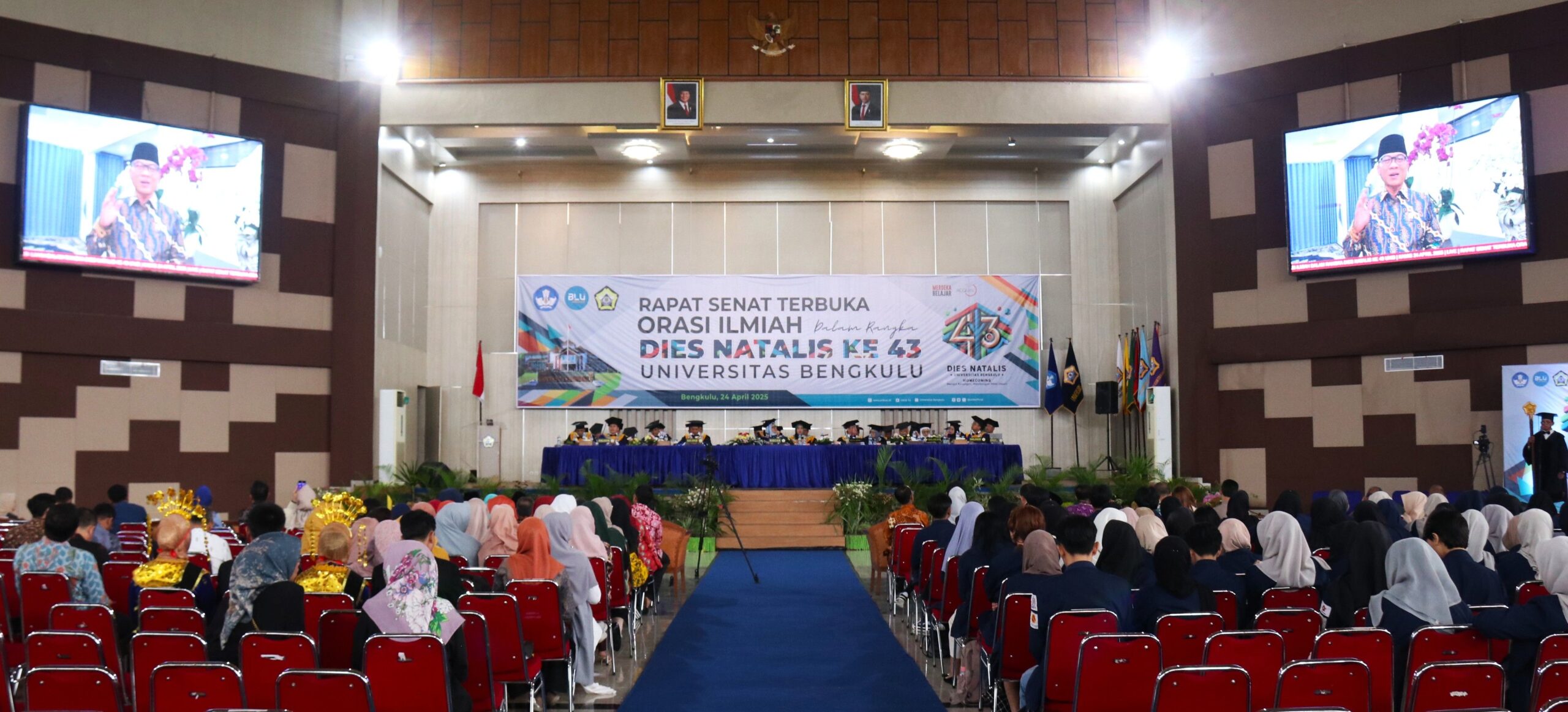 Dies Natalis ke-43 Unib Dimeriahkan Orasi Ilmiah Menteri Desa dan Pakar ...