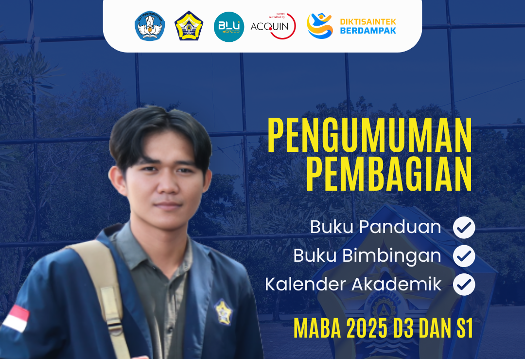 Pengumuman Pembagian Buku Panduan, Buku Bimbingan, dan Kalender Akademik Mahasiswa Baru 2025 D3 ...