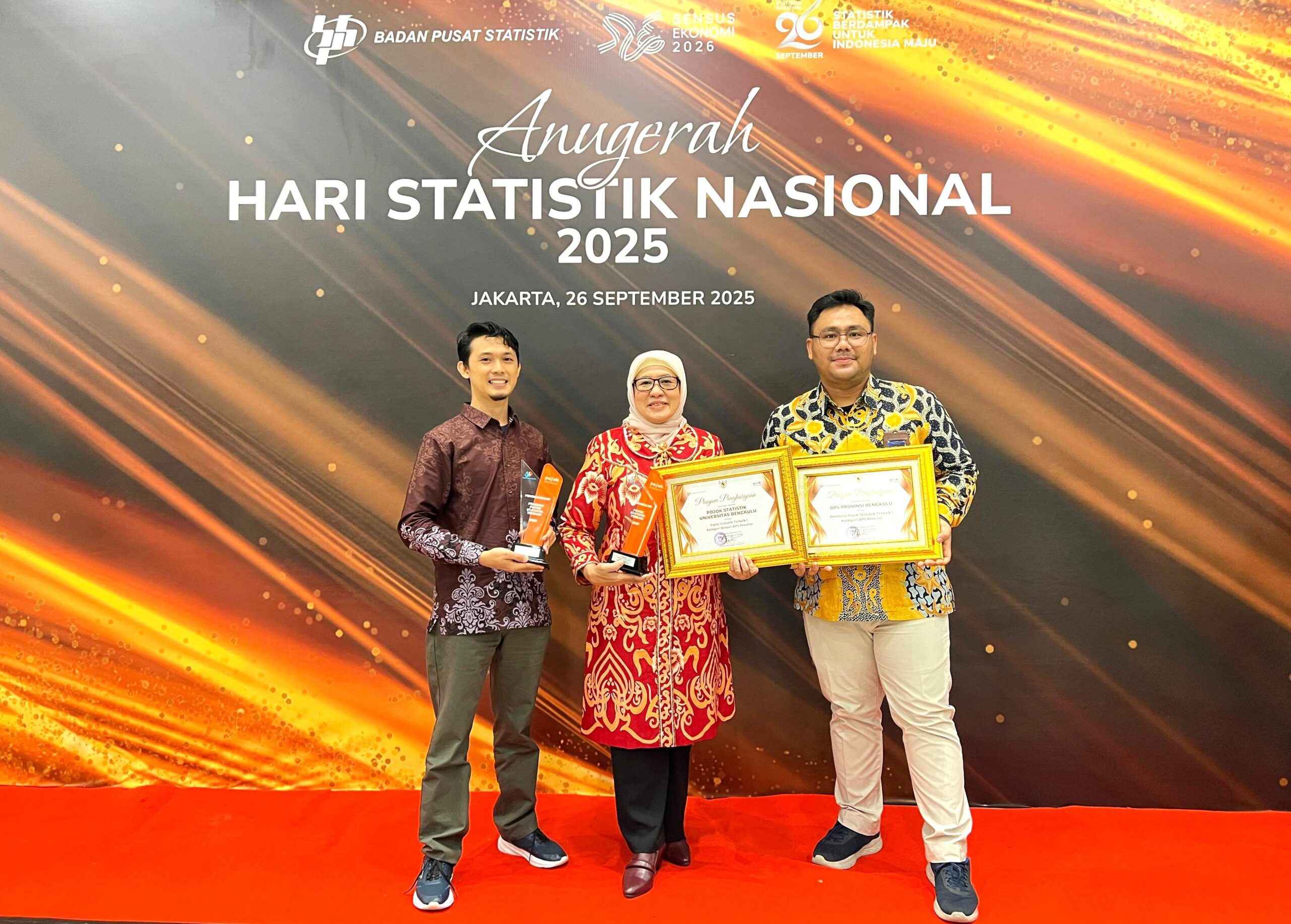 Pojok Statistik Unib Raih Juara I Nasional di Anugerah Hari Statistik ...